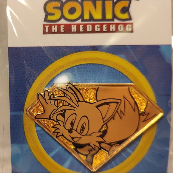 Sega | Jewelry | Sonic The Hedgehog And Miles Tails Enamel Pins Set ...